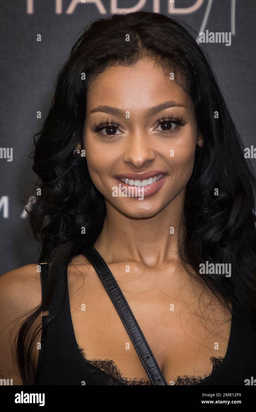 Jayde Pierce poses for photographers upon arrival at the Gigi ...
