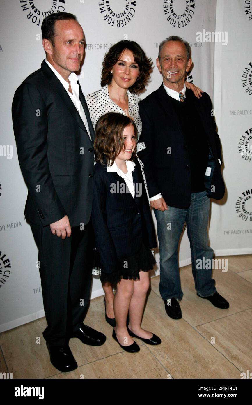 Jennifer Grey, husband Clark Gregg, daughter Stella and Joel Grey at An ...