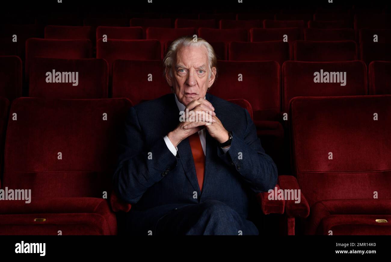 This Oct. 13, 2017 photo shows actor Donald Sutherland at the Academy ...