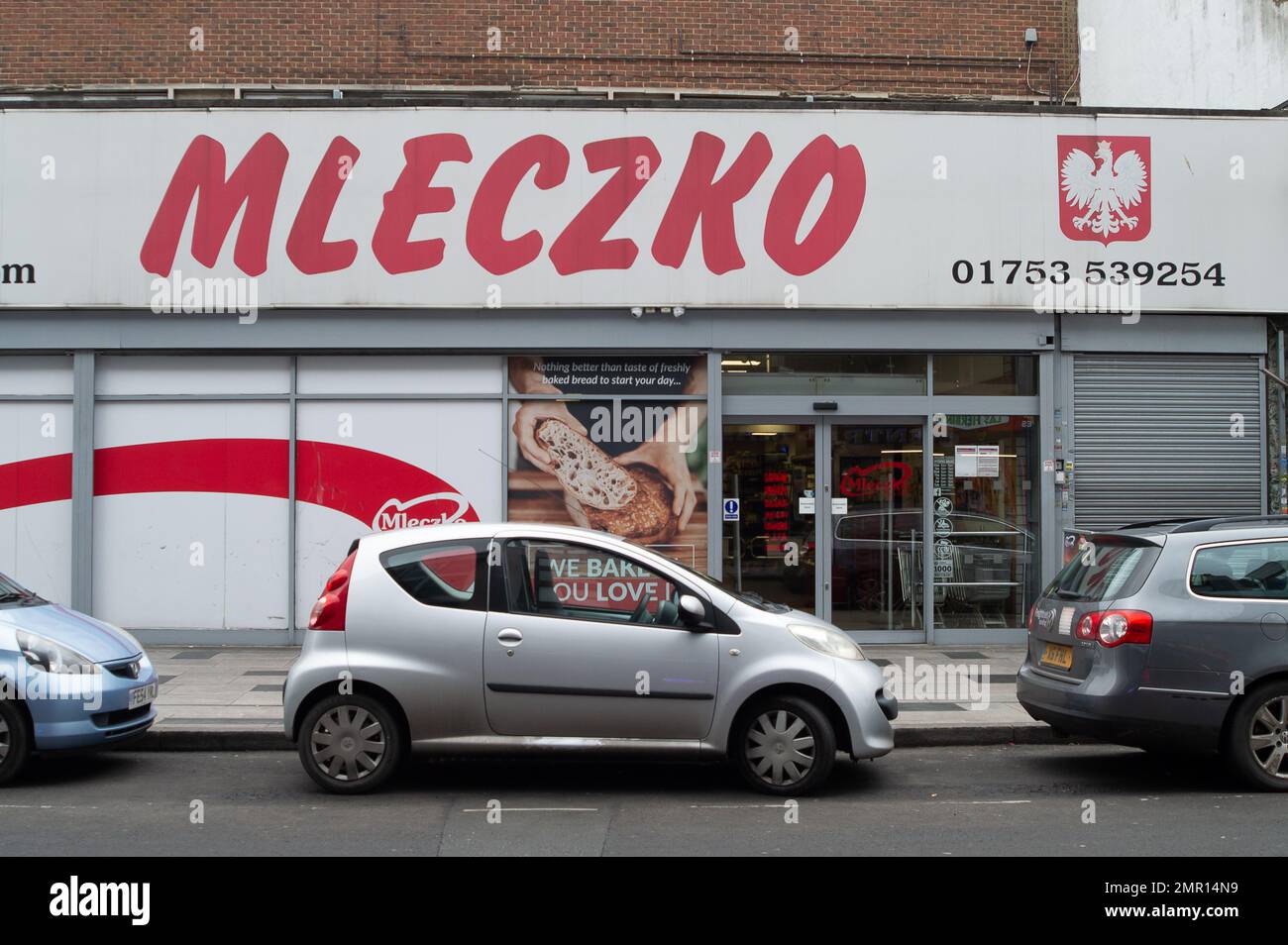 Slough, Berkshire, UK. 31st January, 2023. Mleczko a Polish Supermarket ...