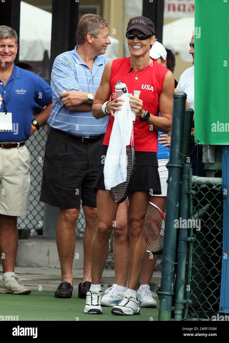 Dara Torres at the Chris Evert-Raymond James Celebrity Tennis ...