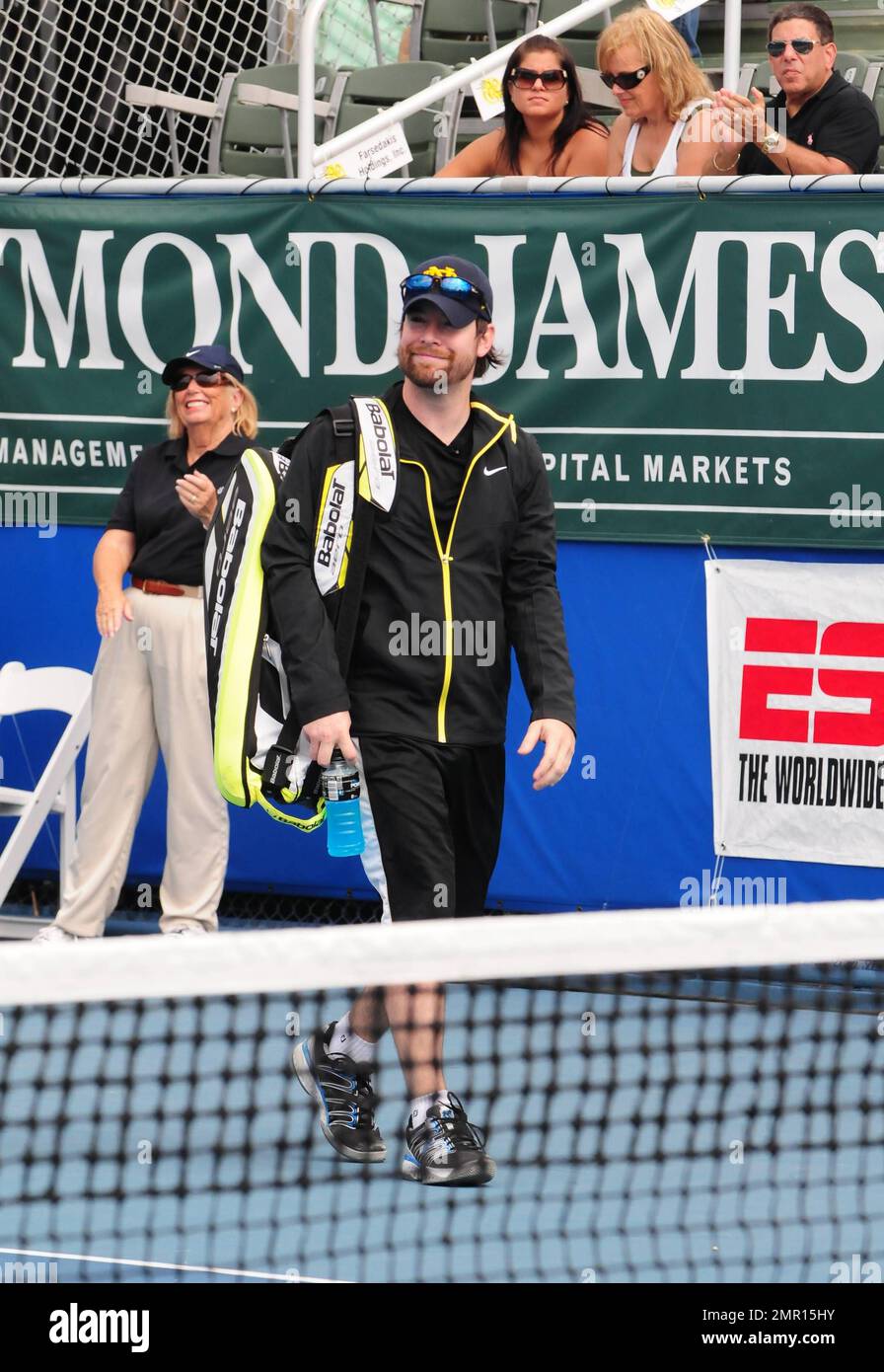 David Cook attends the Chris Evert/Raymond James Pro-Celebrity Tennis ...