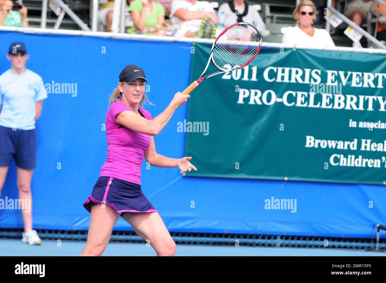 Chris Evert attends the Chris Evert/Raymond James Pro-Celebrity Tennis ...