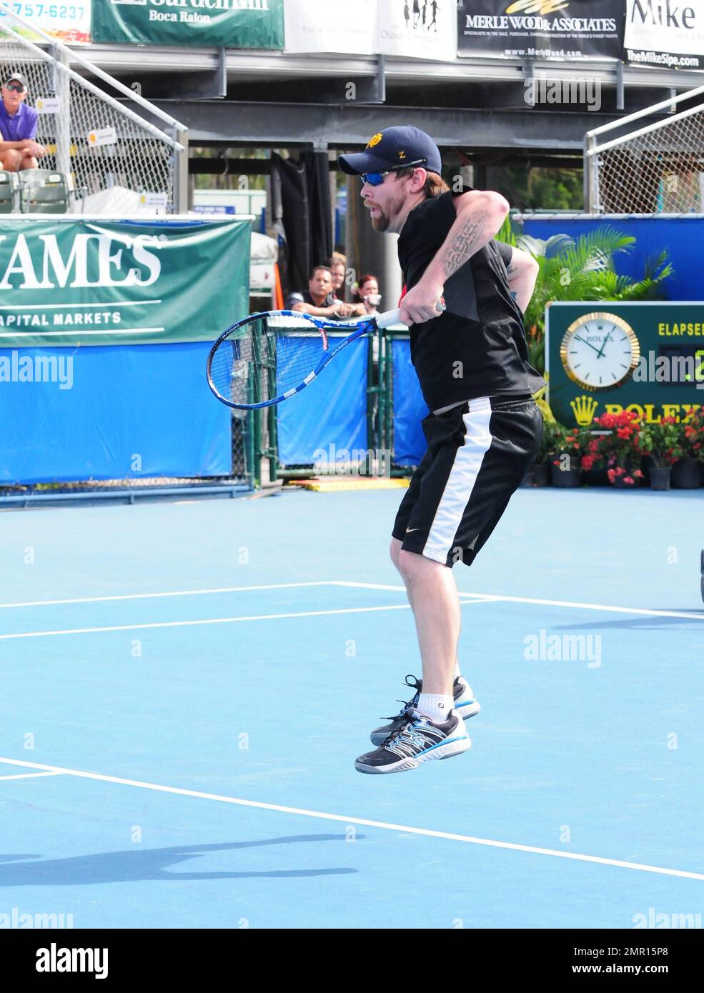 David Cook attends the Chris Evert/Raymond James Pro-Celebrity Tennis ...