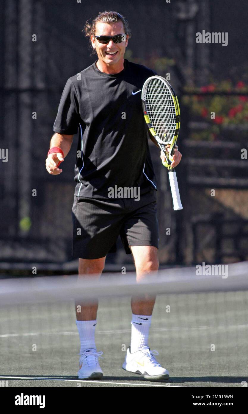 Musician and actor Gavin Rossdale warms up prior to the start of the ...