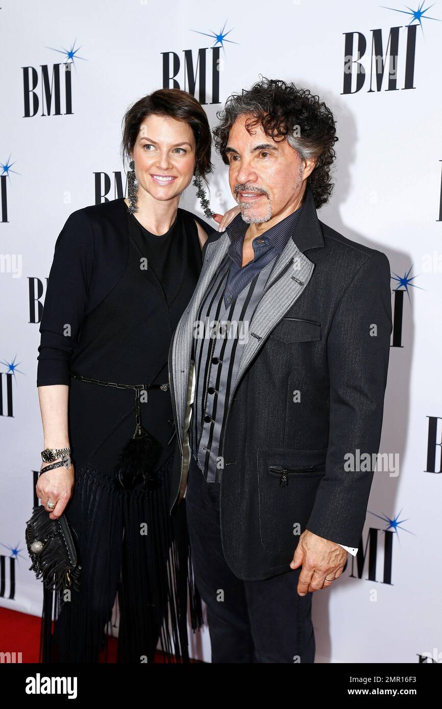 John Oates and his wife Aimee Oates arrive at the BMI Awards at BMI ...