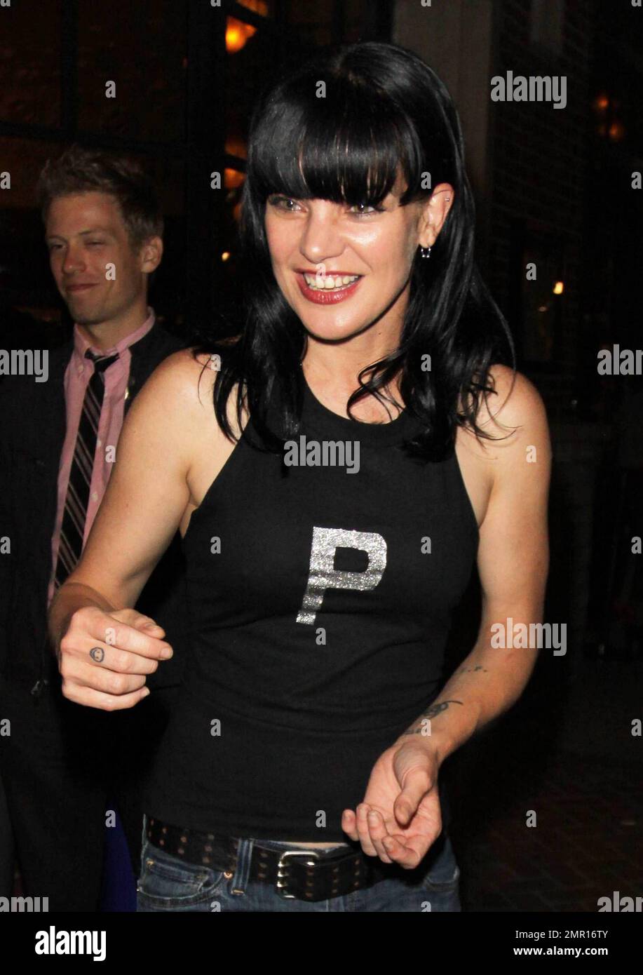 Pauley Perrette arrives at Hotel Solamar for the EW and SyFy ...