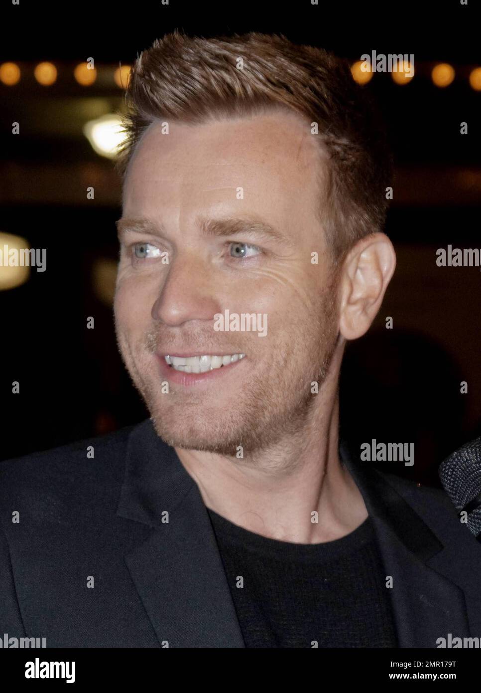 Actor Ewan McGregor speaks with reporters and walks the red carpet as ...