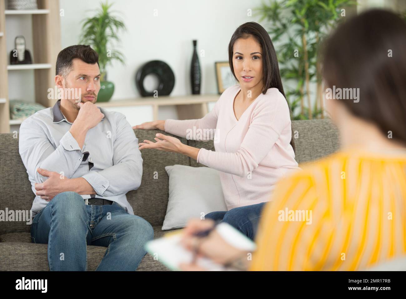 Angry man speaking during support hi-res stock photography and images ...