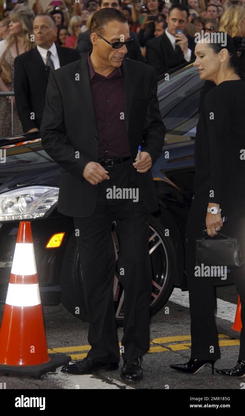 Jean Claude Van Damme Arrives At The Premiere Of The Expendables 2 At