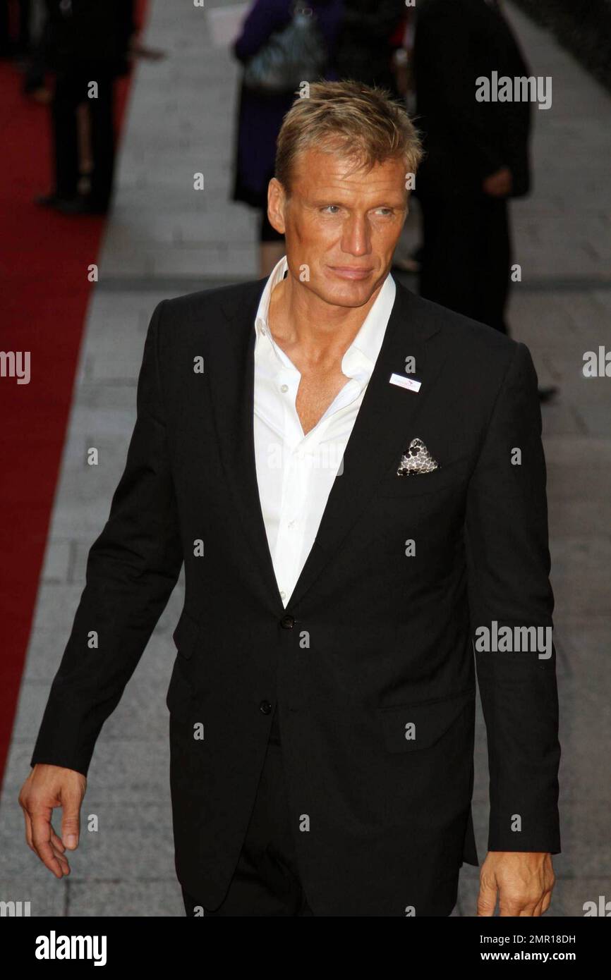 Dolph Lundgren at the premiere of "The Expendables" at the Odeon ...