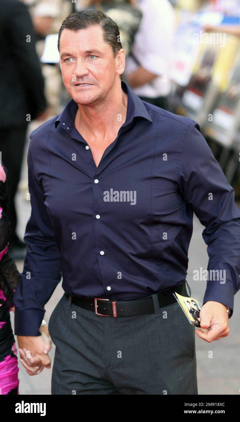 Craig Fairbrass at the premiere of "The Expendables" at the Odeon ...