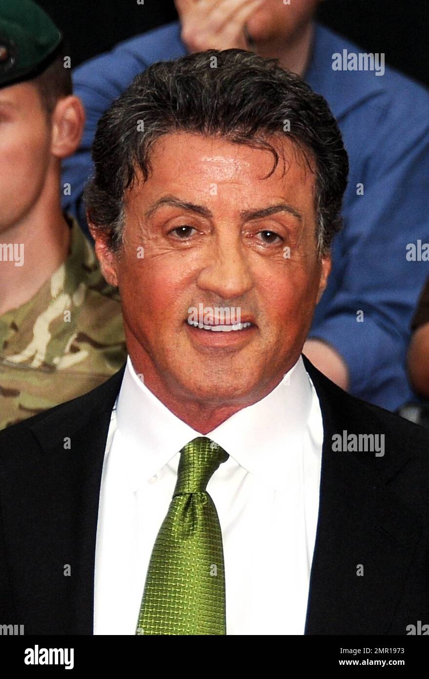 Sylvester Stallone at the UK premiere of "The Expendables 2" in London ...