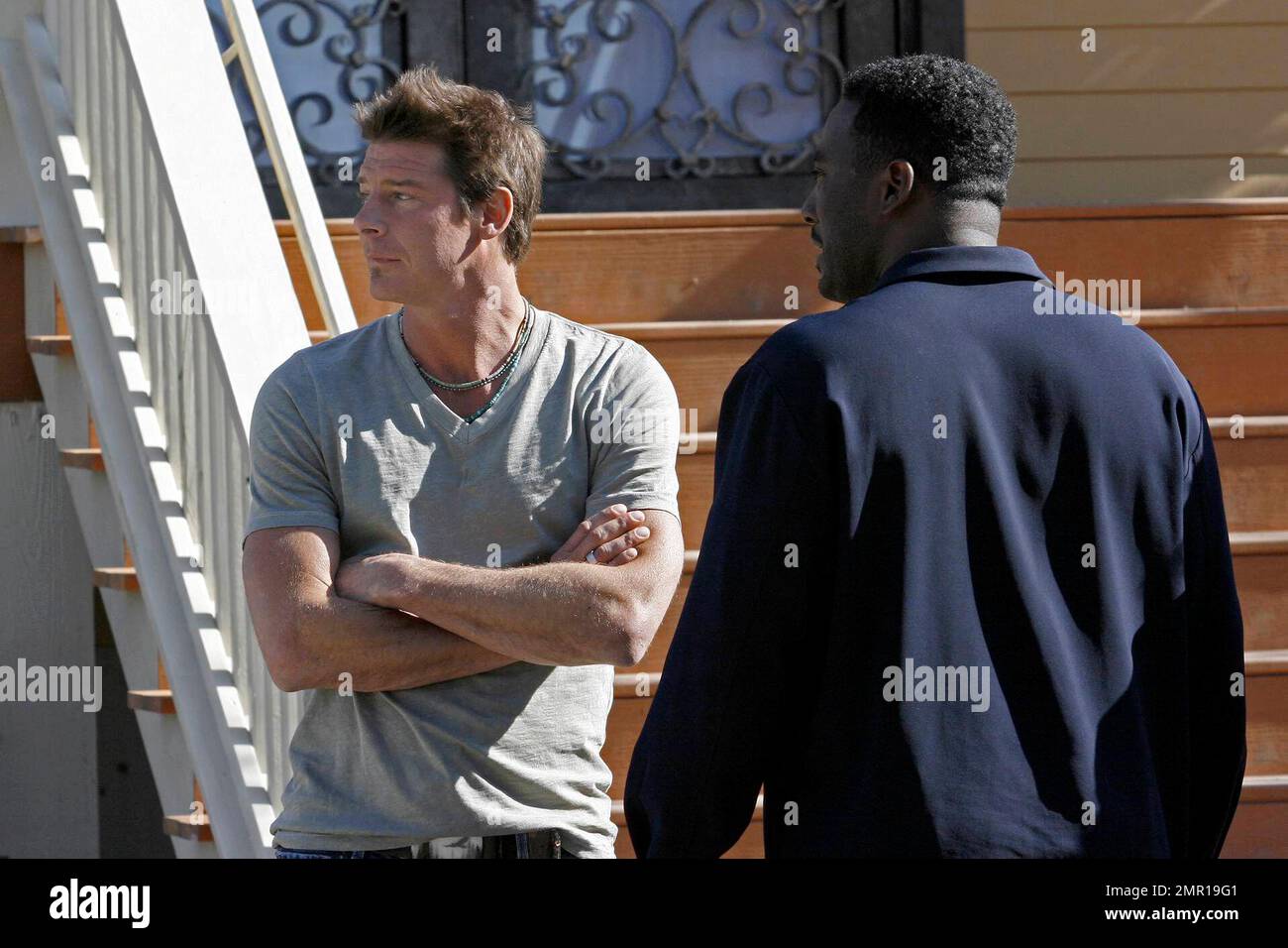 Ty Pennington, Michael Moloney and Paul DiMeo of "Extreme Makover: Home ...