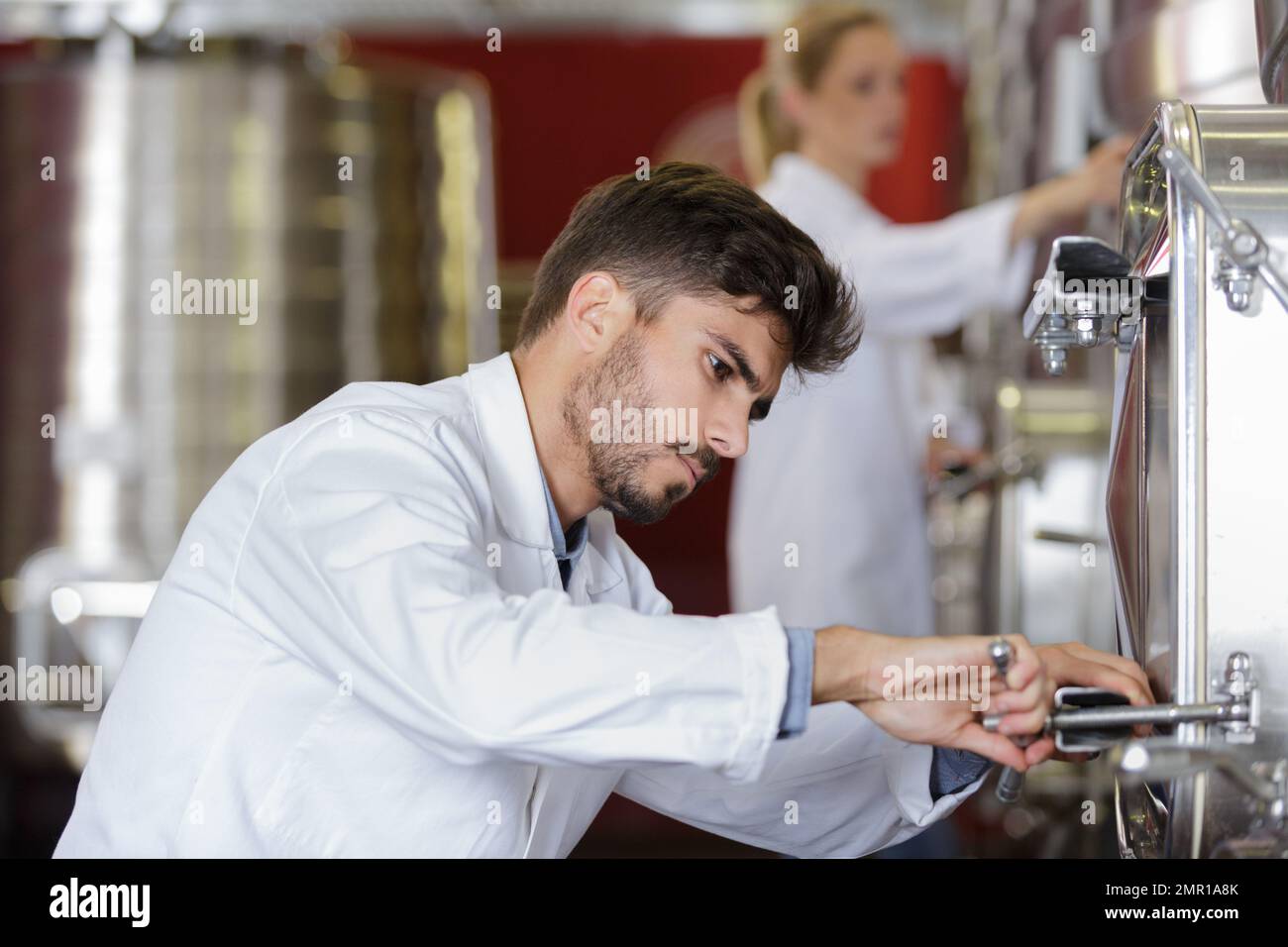 Milk vat factory hi-res stock photography and images - Alamy