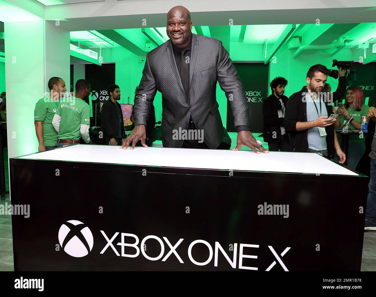 IMAGE DISTRIBUTED FOR MICROSOFT - Shaquille "Shaq" O'Neal at the Xbox ...