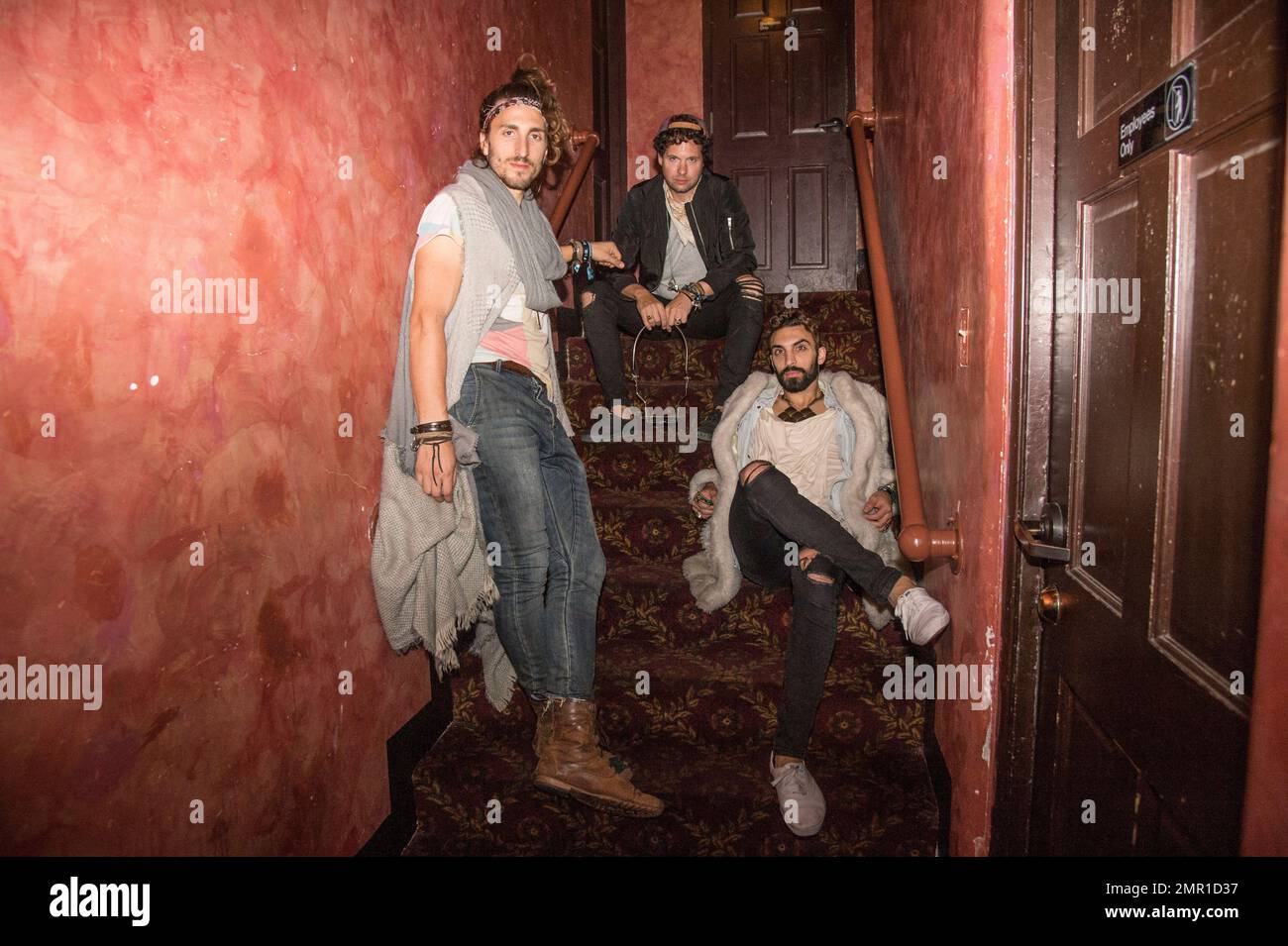 Austin Bisnow, from left, Brian Zaghi and Zambricki Li of Magic Giant ...