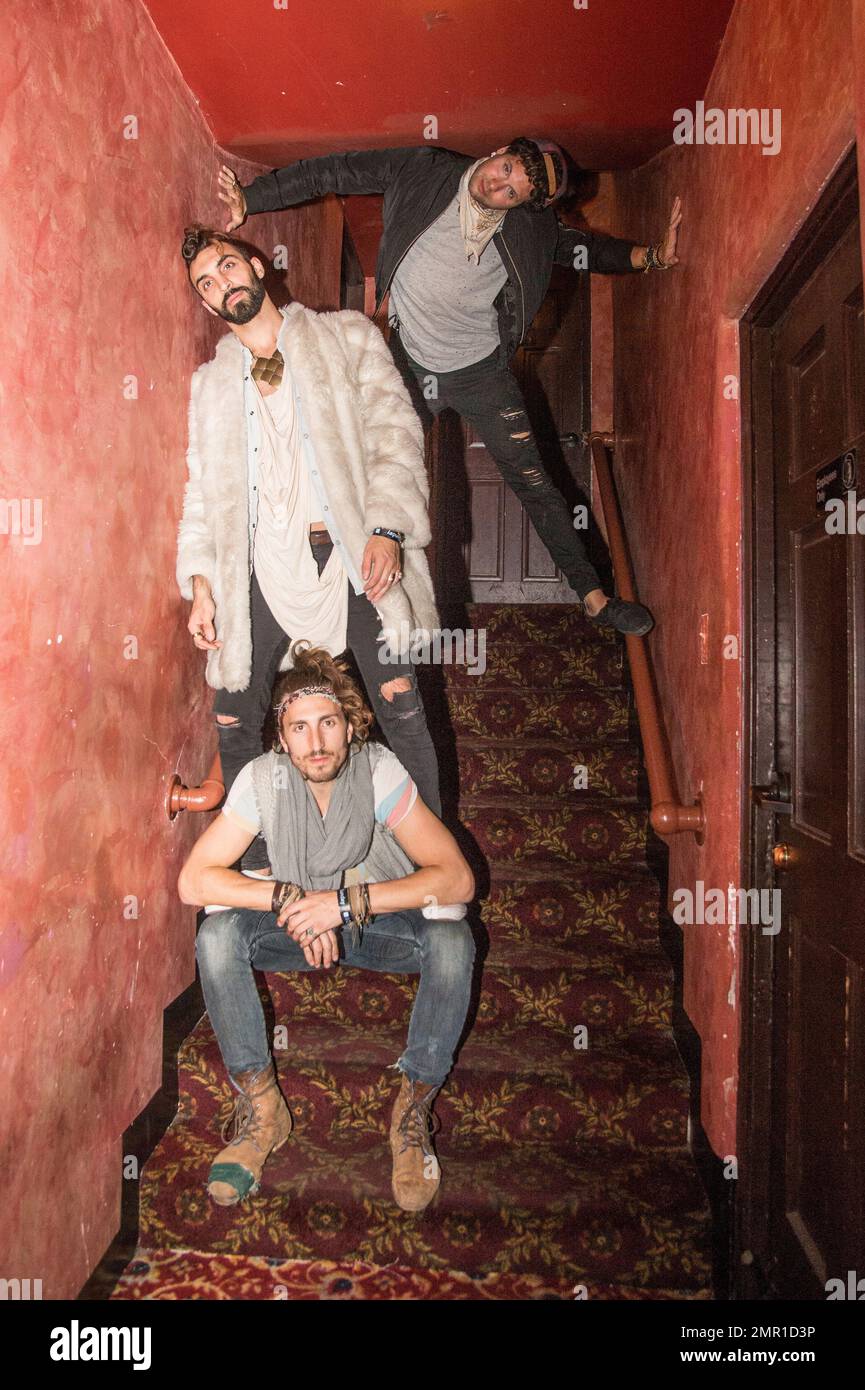 Austin Bisnow, from left, Brian Zaghi and Zambricki Li of Magic Giant ...