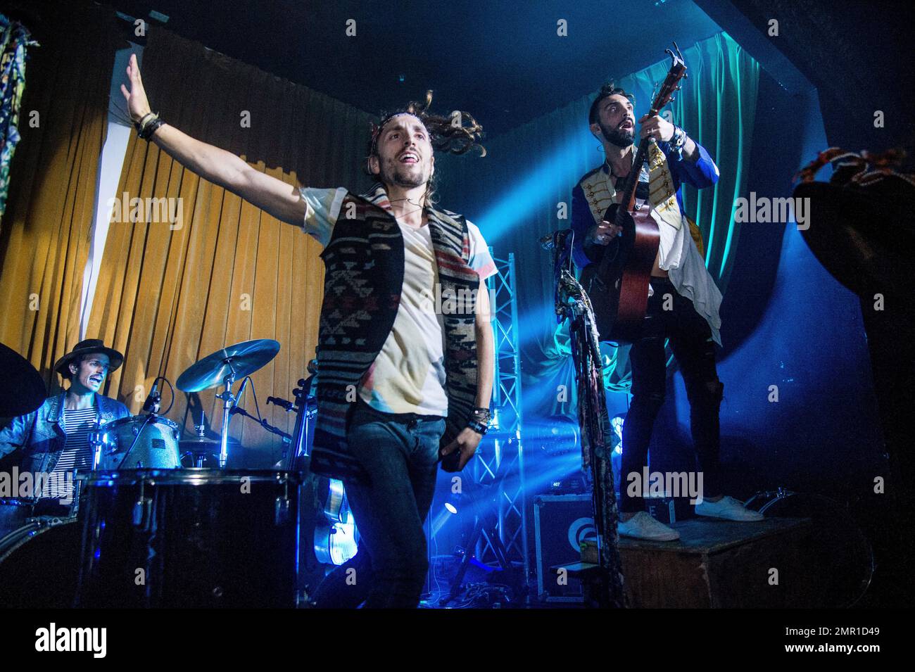 Austin Bisnow, left, and Brian Zaghi of Magic Giant seen on day three ...