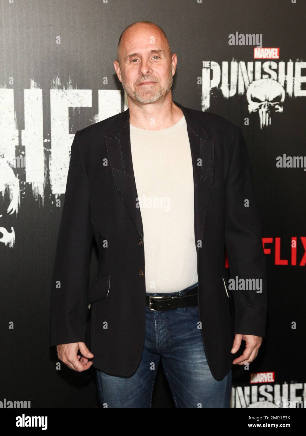 Paul Schulze attends the premiere of Netflix's "Marvel's The Punisher ...