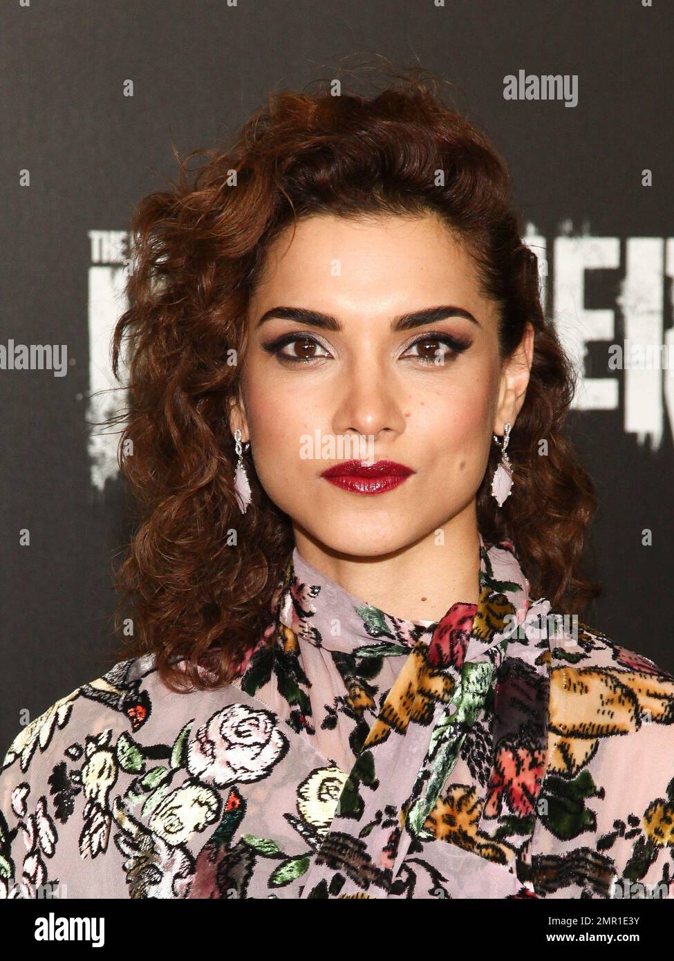 Amber Rose Revah attends the premiere of Netflix's "Marvel's The ...