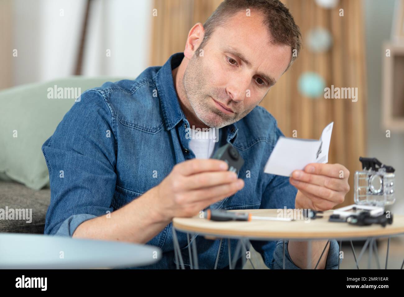 Repairing cctv hi-res stock photography and images - Alamy