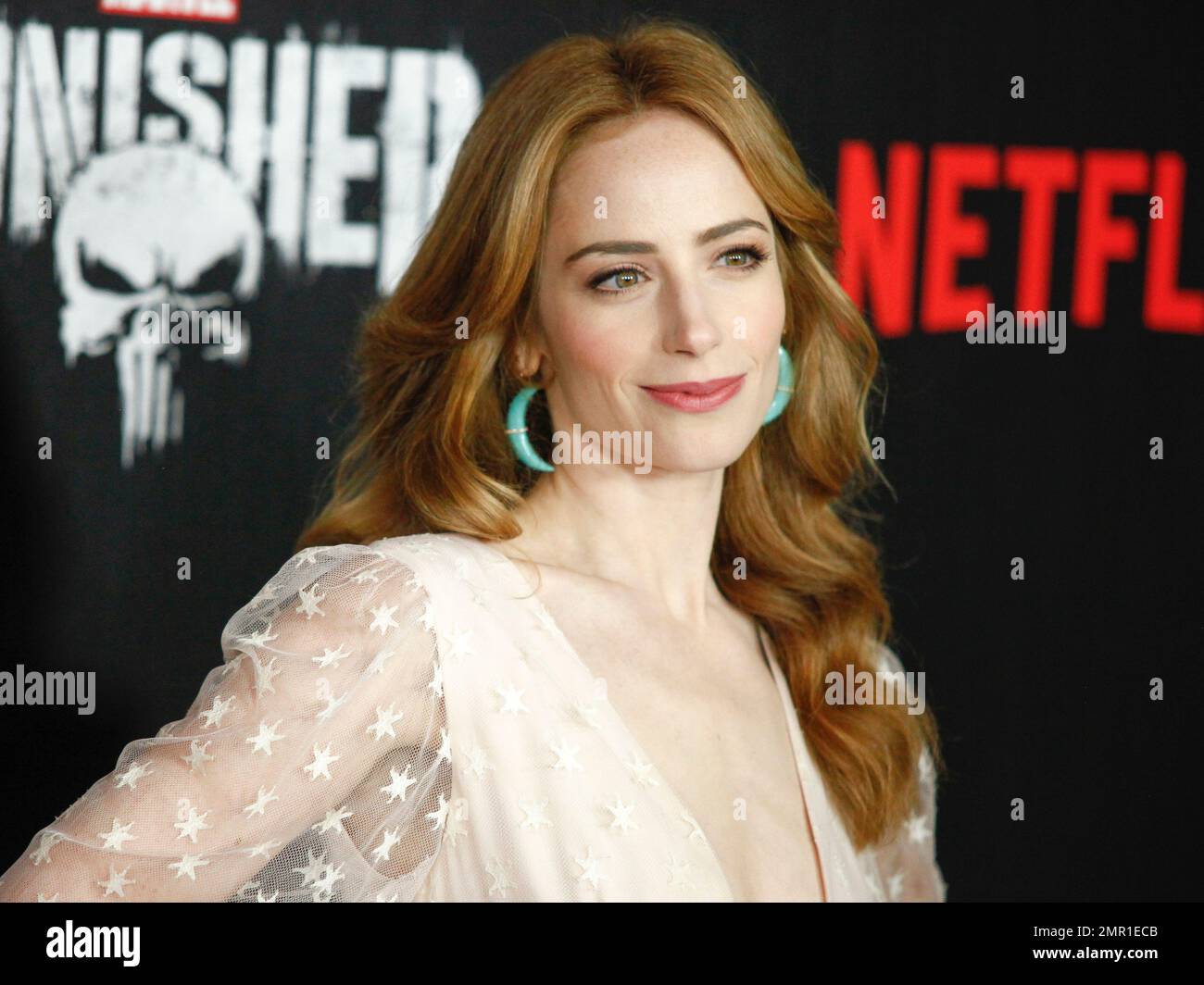 Jaime Ray Newman Attends The Premiere Of Netflix S Marvel S The