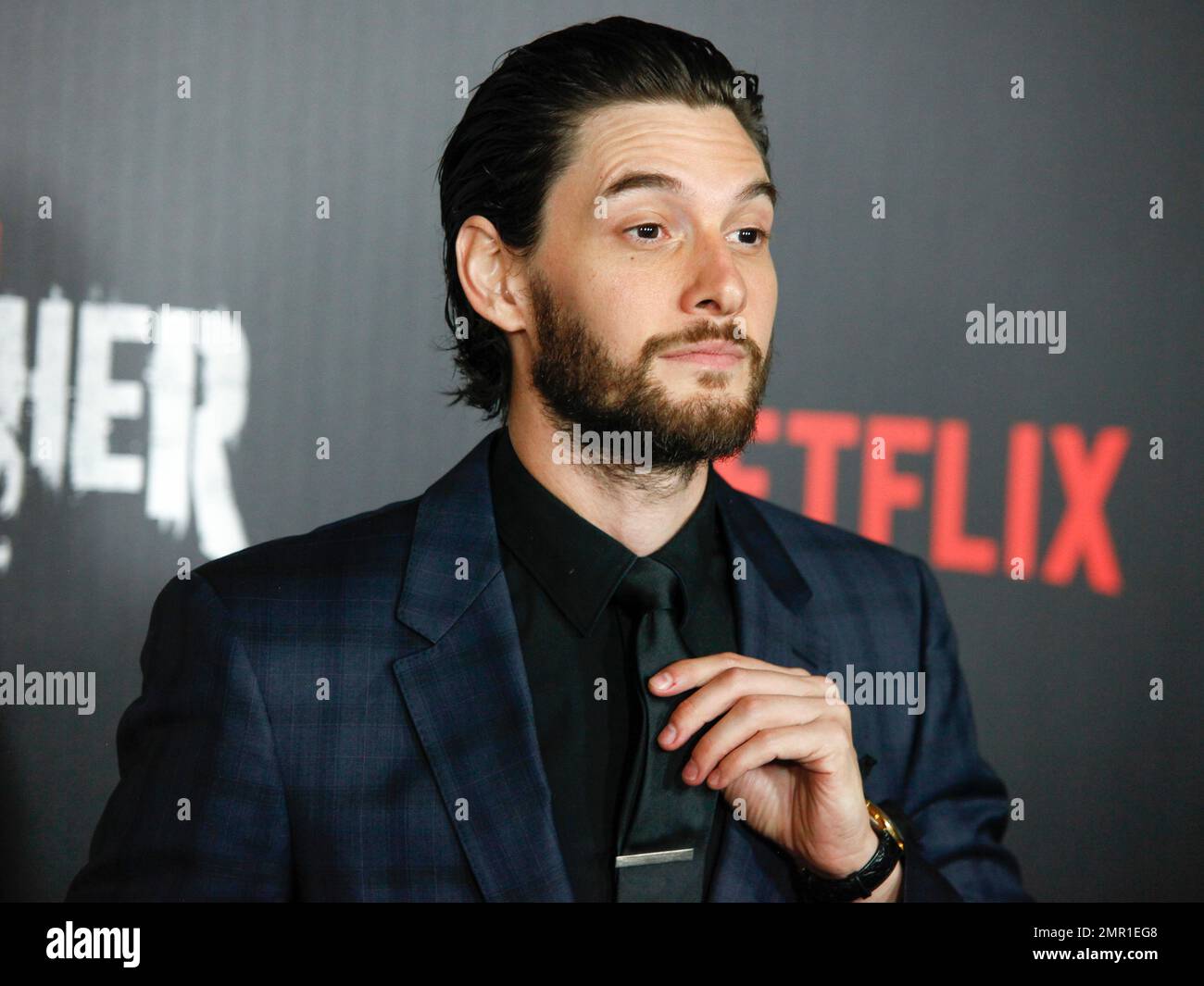 Ben Barnes attends the premiere of Netflix's "Marvel's The Punisher" at ...