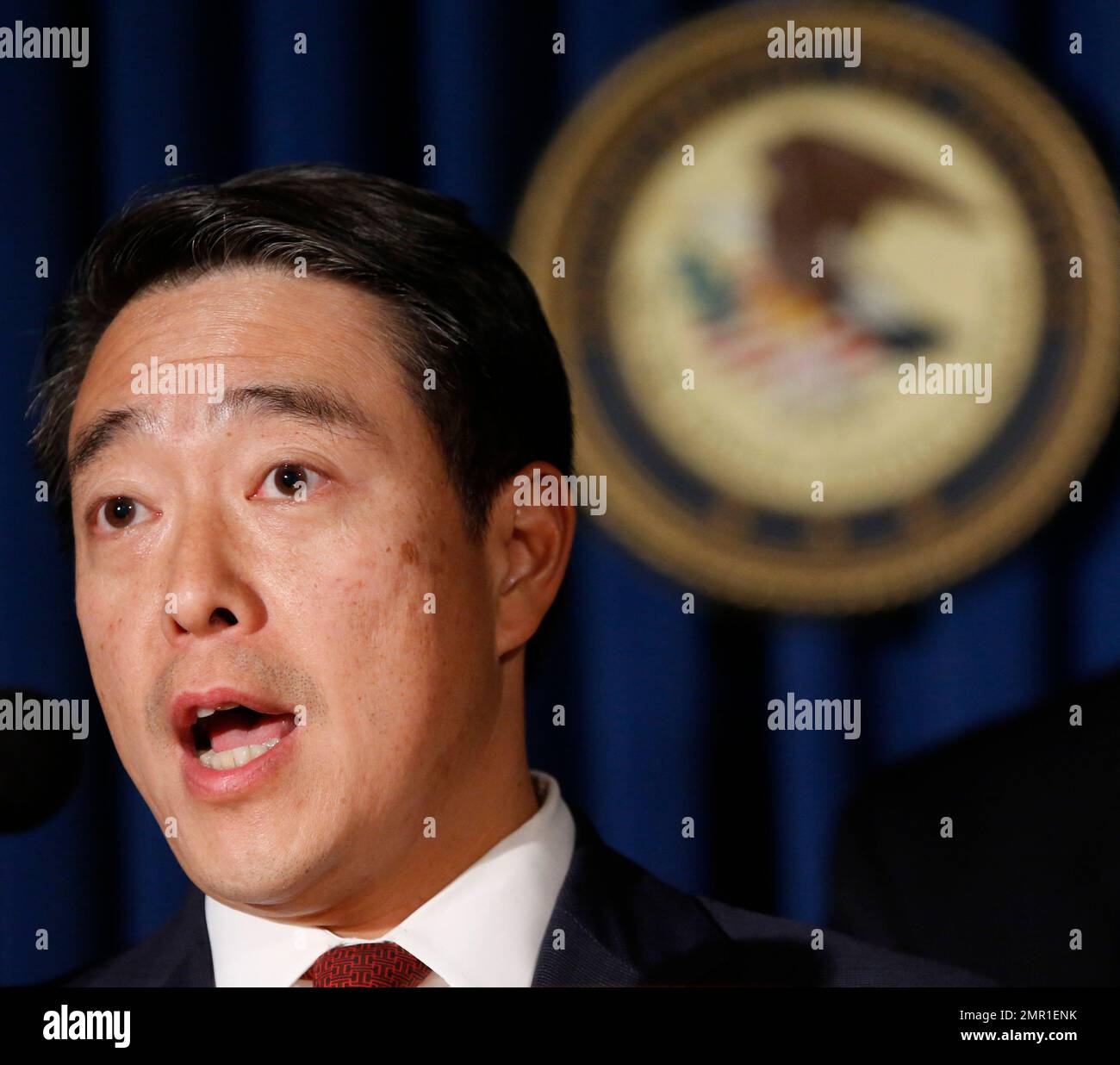 Acting U.S. Attorney Joon H. Kim announces a terror indictment against Sayfullo Saipov, the ...