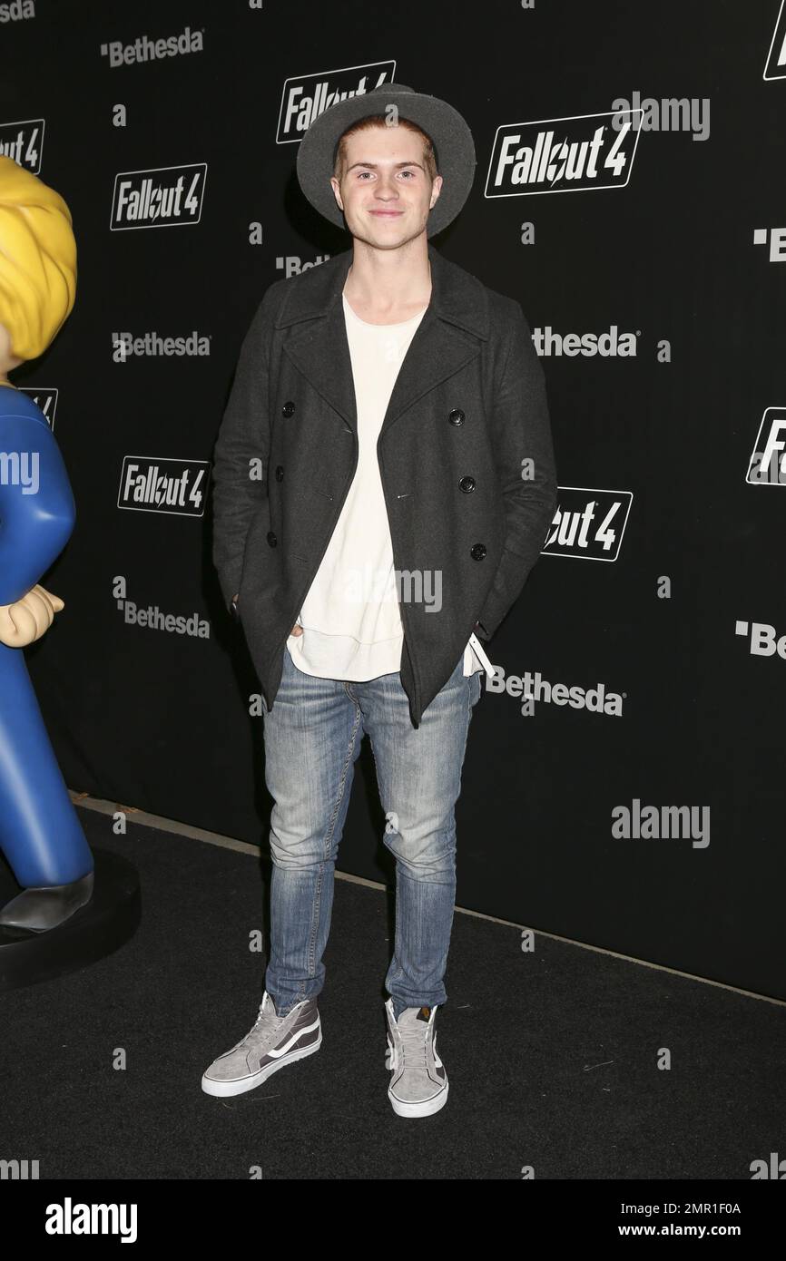 Jake Austin Walker at the Fallout 4 video game launch event held in Los ...