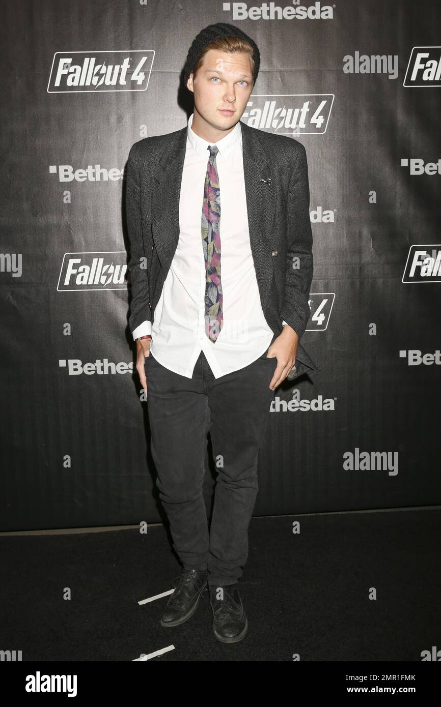 Austin Anderson at the Fallout 4 video game launch event held in Los ...