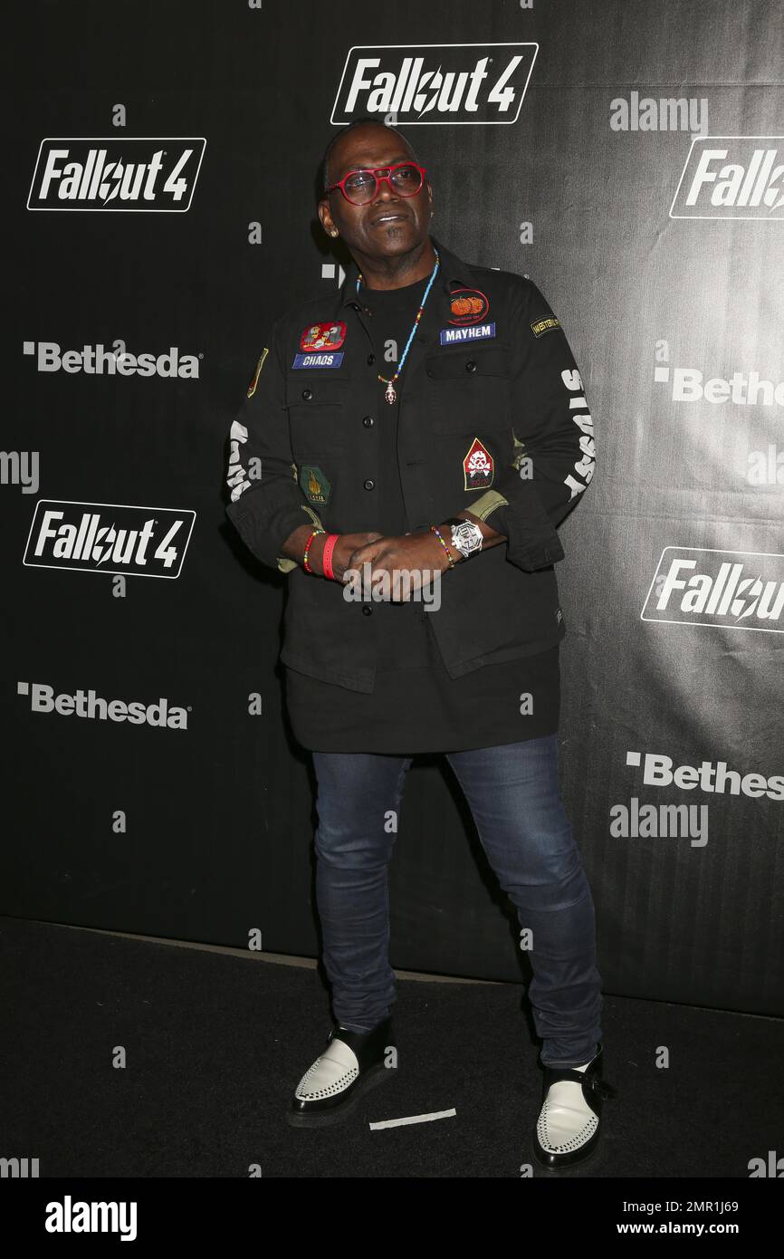 Randy Jackson at the Fallout 4 video game launch event held in Los ...