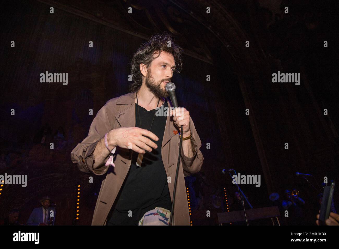 Alex Ebert of Edward Sharpe and the Magnetic Zeros seen on day two of ...