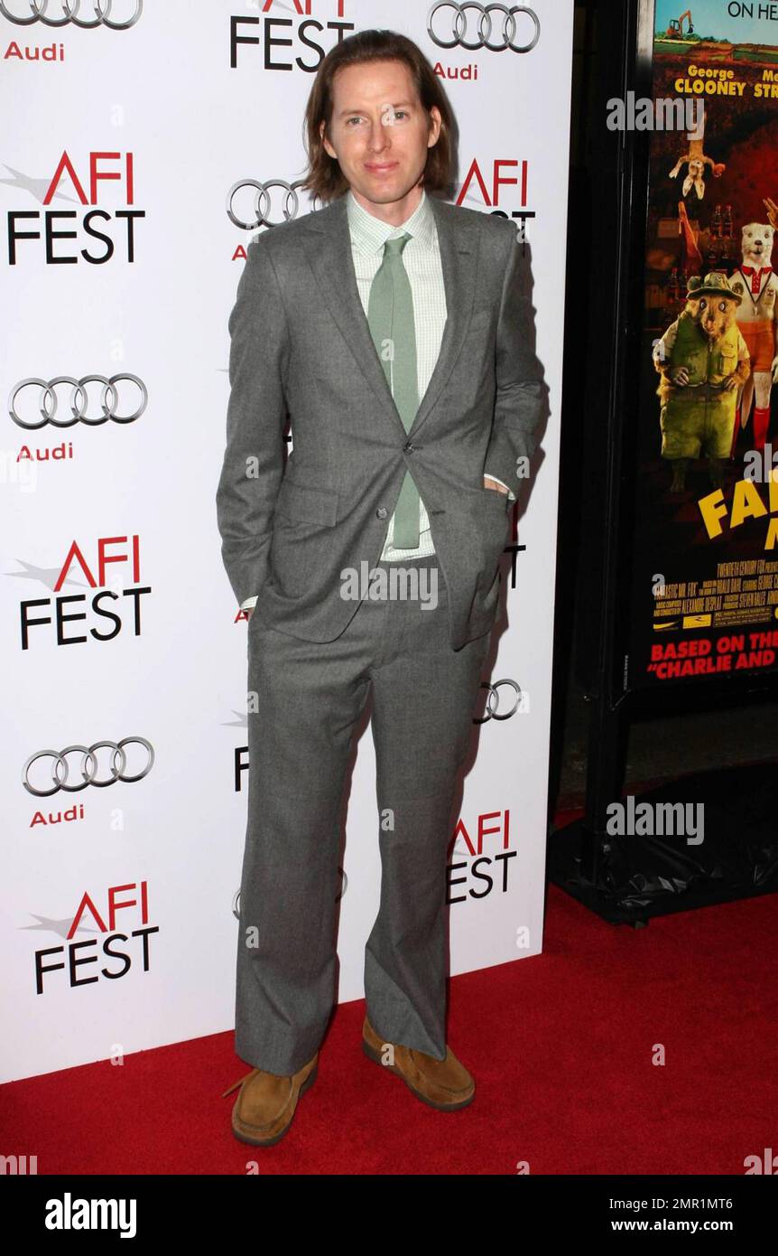 Wes Anderson at the at AFI Fest 2009 Opening Night Gala Screening of ...