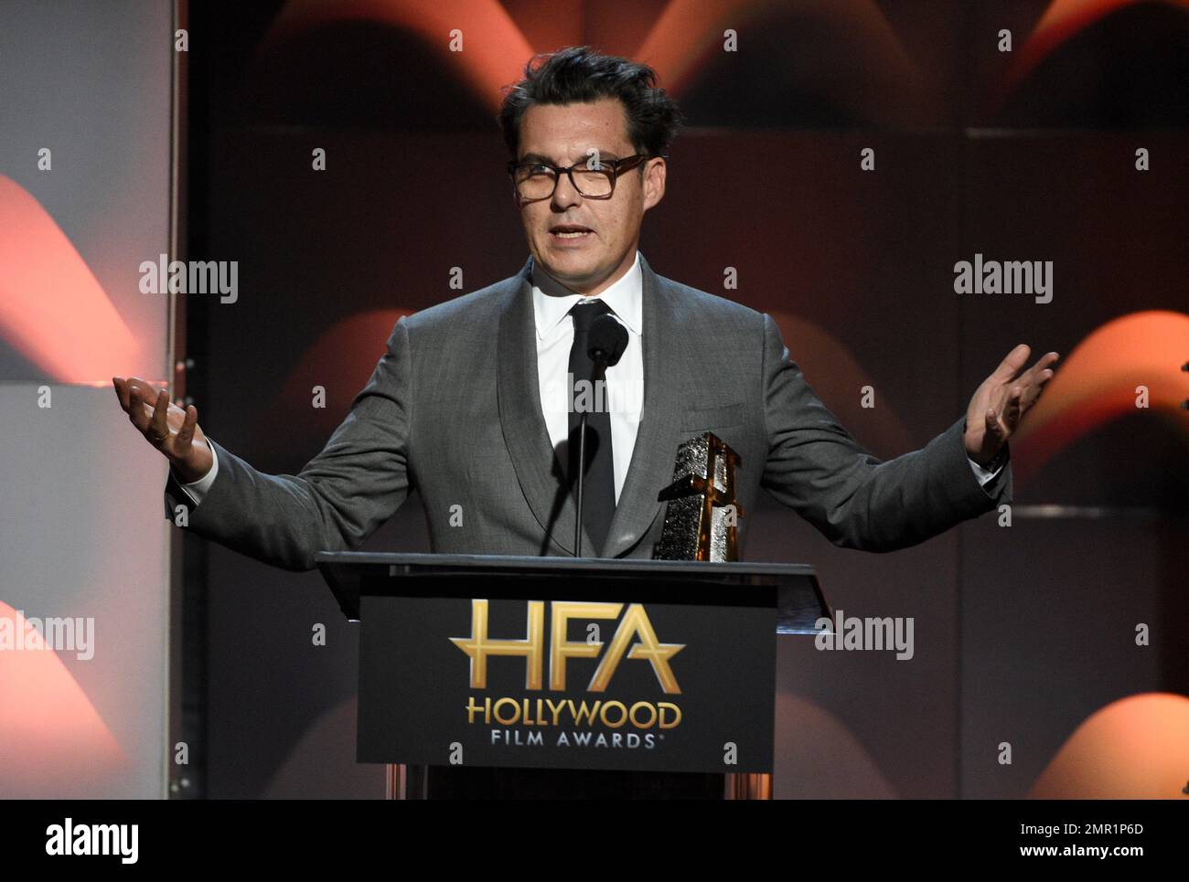 Joe Wright accepts the Hollywood director award for "Darkest Hour" at ...