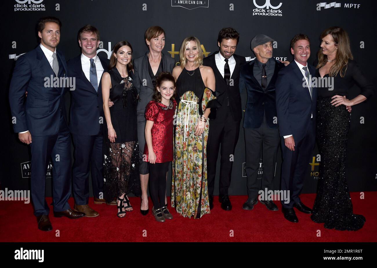 The cast and crew of "I, Tonya" arrive at the Hollywood Film Awards at ...