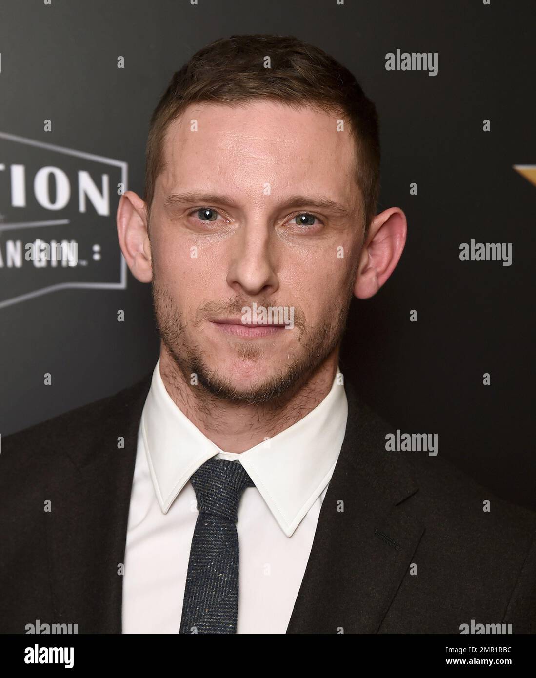 Jamie Bell poses in the press room with the new Hollywood award for ...