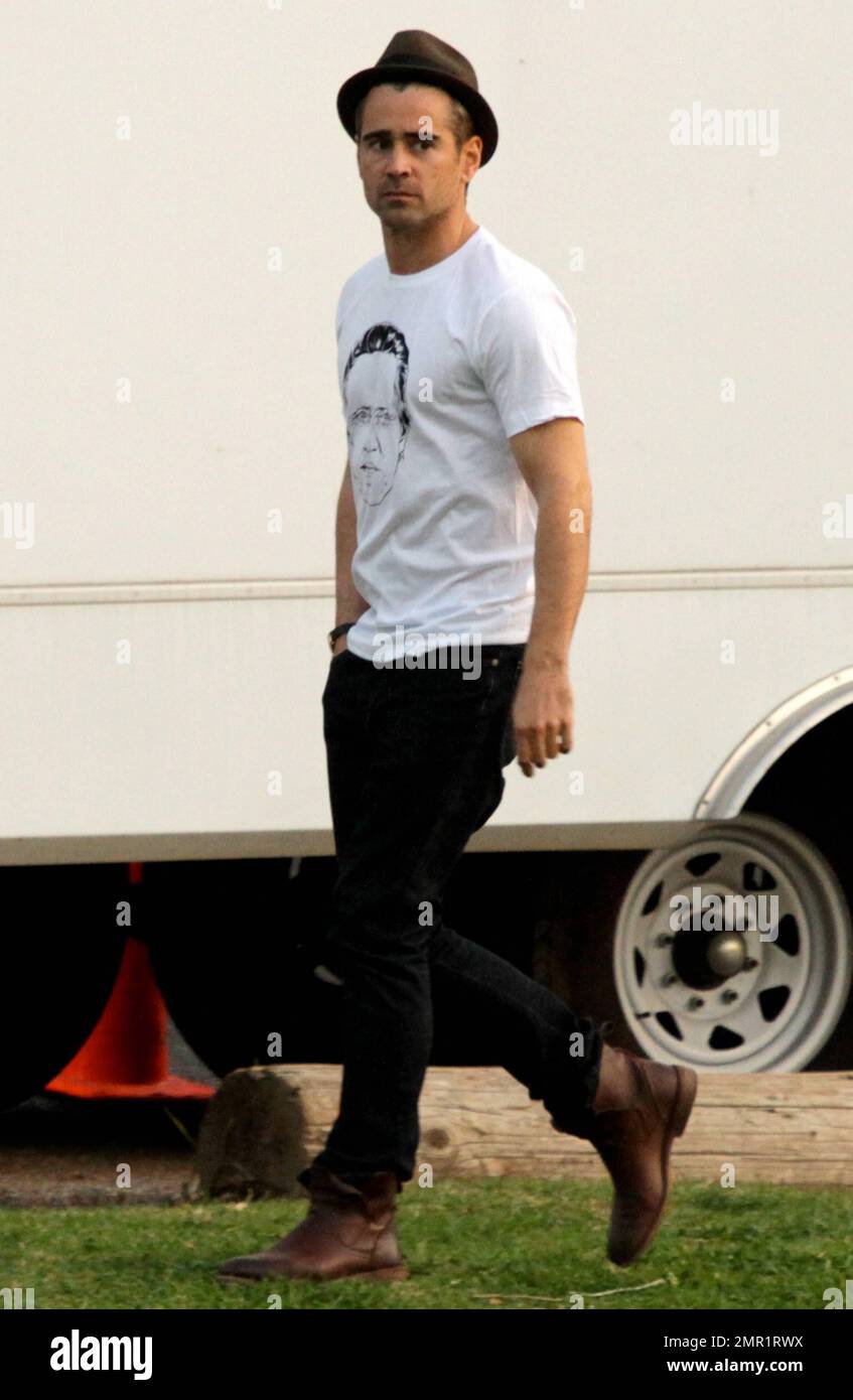 EXCLUSIVE!! Colin Farrell, Sam Rockwell and Abbie Cornish film scenes ...