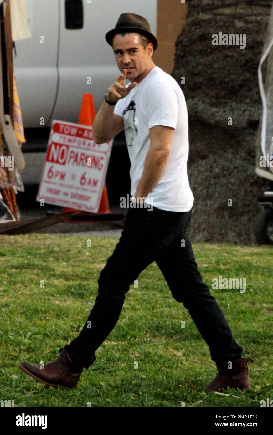 EXCLUSIVE!! Colin Farrell, Sam Rockwell and Abbie Cornish film scenes ...