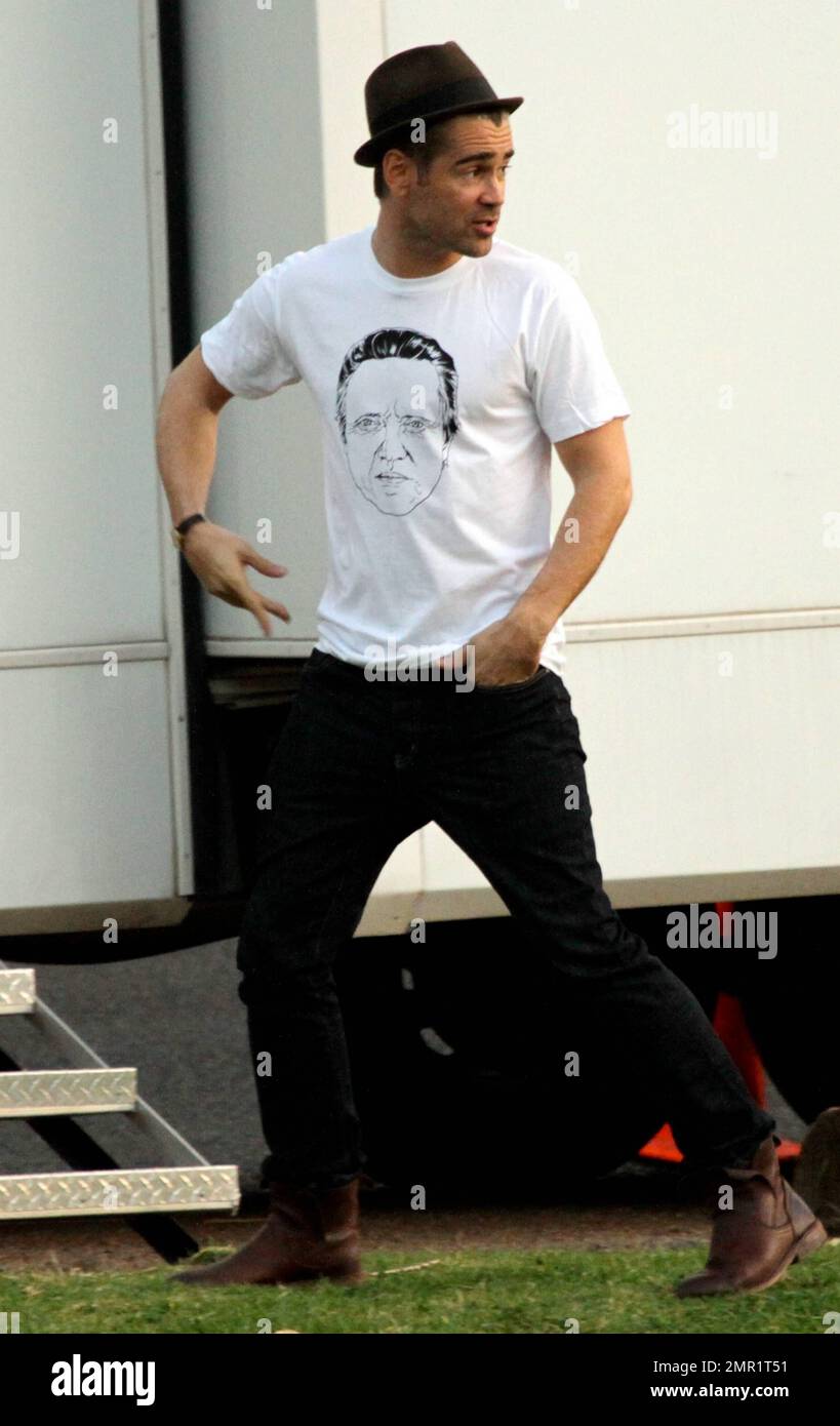 EXCLUSIVE!! Colin Farrell, Sam Rockwell and Abbie Cornish film scenes ...