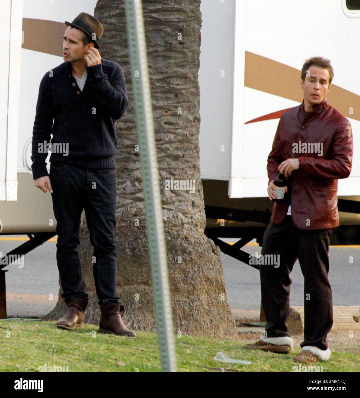 EXCLUSIVE!! Colin Farrell, Sam Rockwell and Abbie Cornish film scenes ...