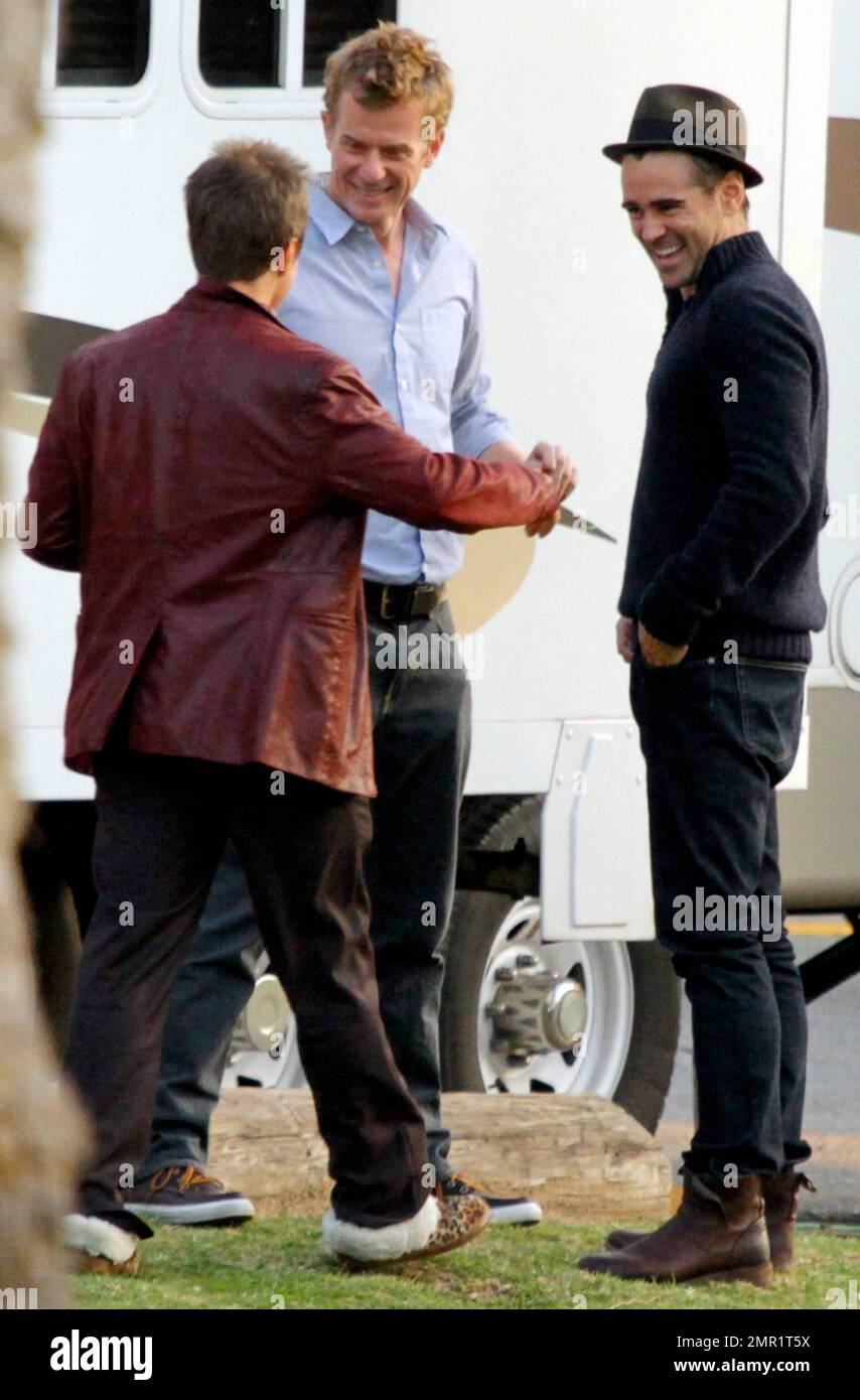 EXCLUSIVE!! Colin Farrell, Sam Rockwell and Abbie Cornish film scenes ...