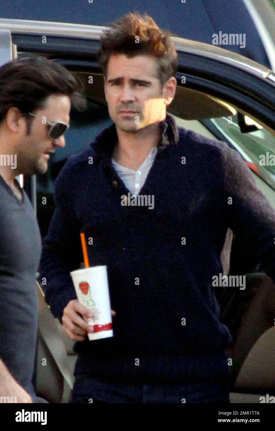 EXCLUSIVE!! Colin Farrell, Sam Rockwell and Abbie Cornish film scenes ...