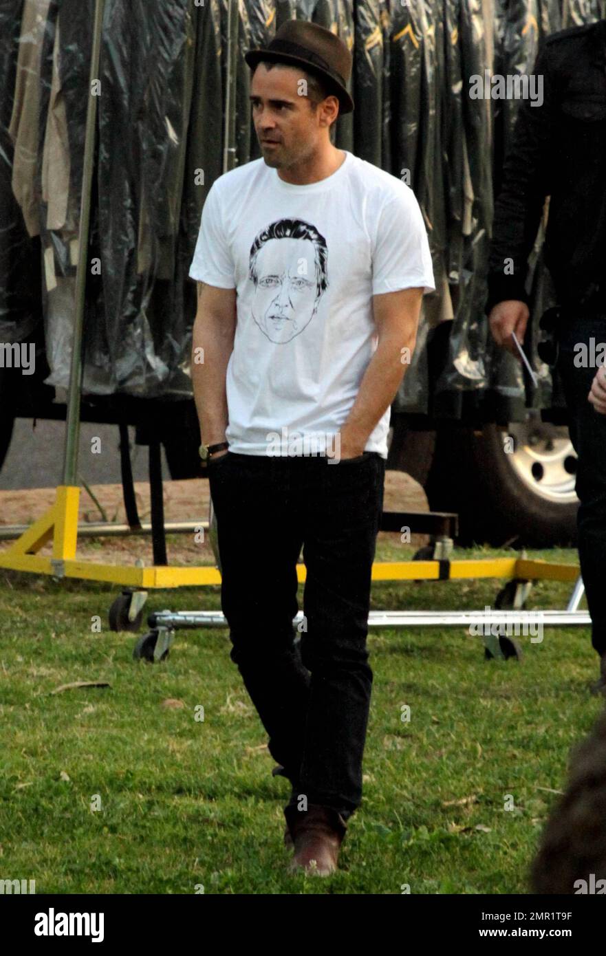 EXCLUSIVE!! Colin Farrell, Sam Rockwell and Abbie Cornish film scenes ...