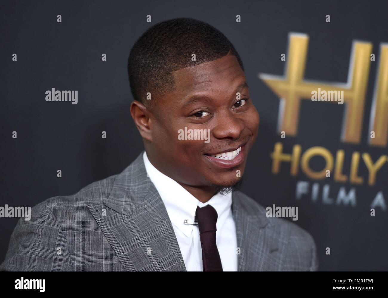 Jason Mitchell arrives at the Hollywood Film Awards at the Beverly ...