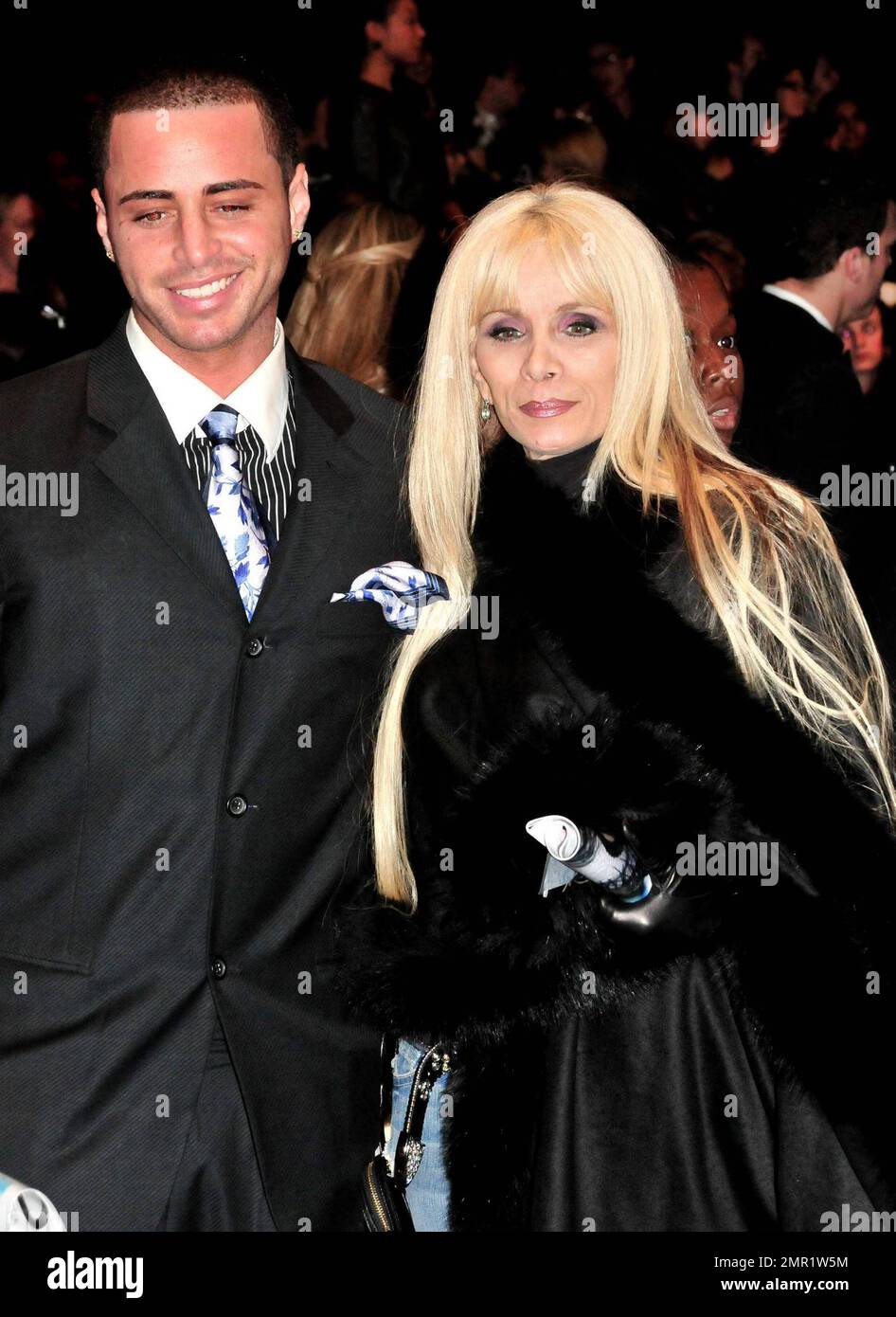 Victoria Gotti and son at Naomi Campbell's Fashion For Relief Haiti ...