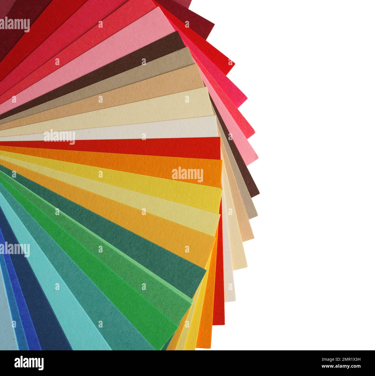 Color palette isolated on white, top view Stock Photo - Alamy