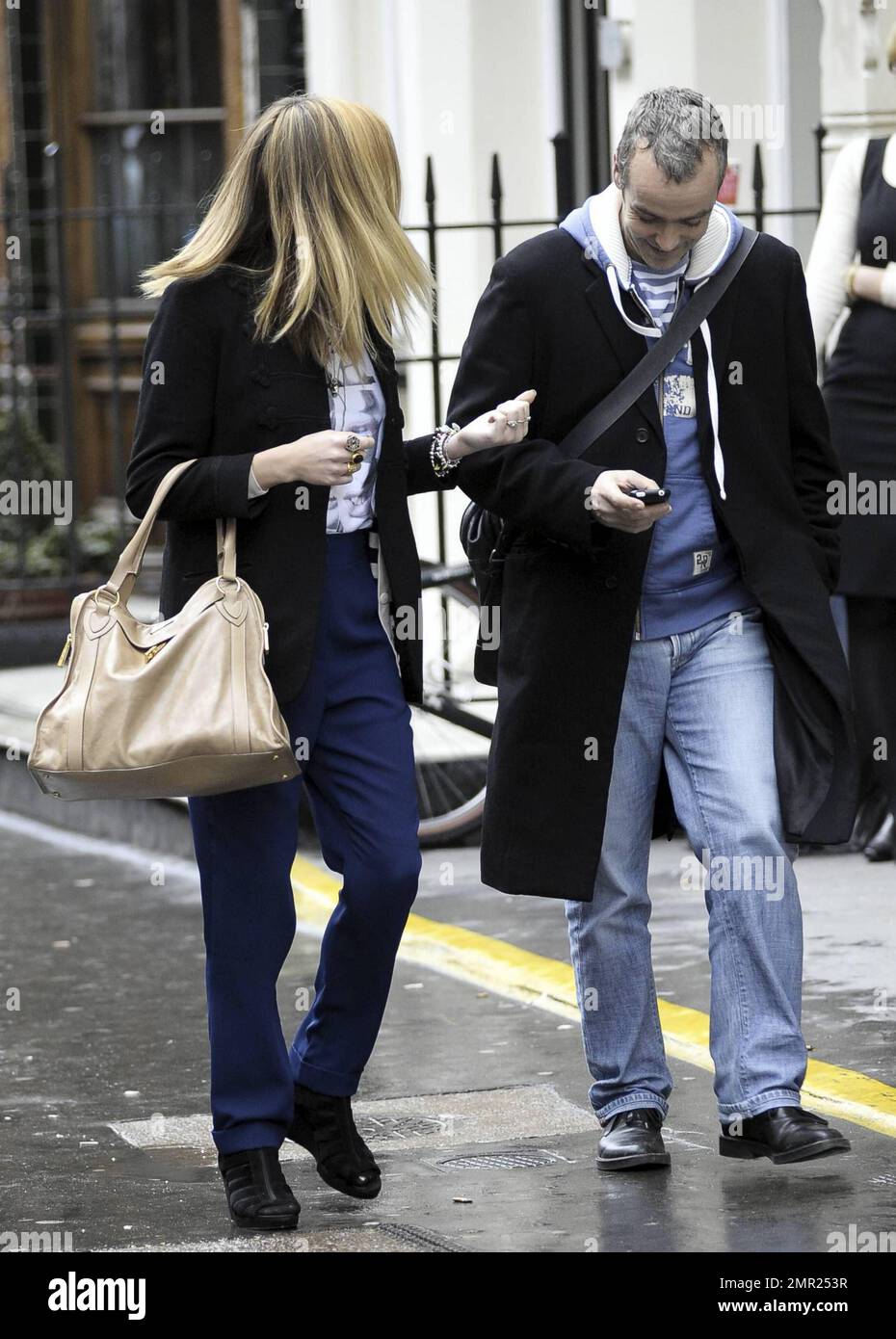 Fearne Cotton chats with actor John Hannah as the two stroll in central ...