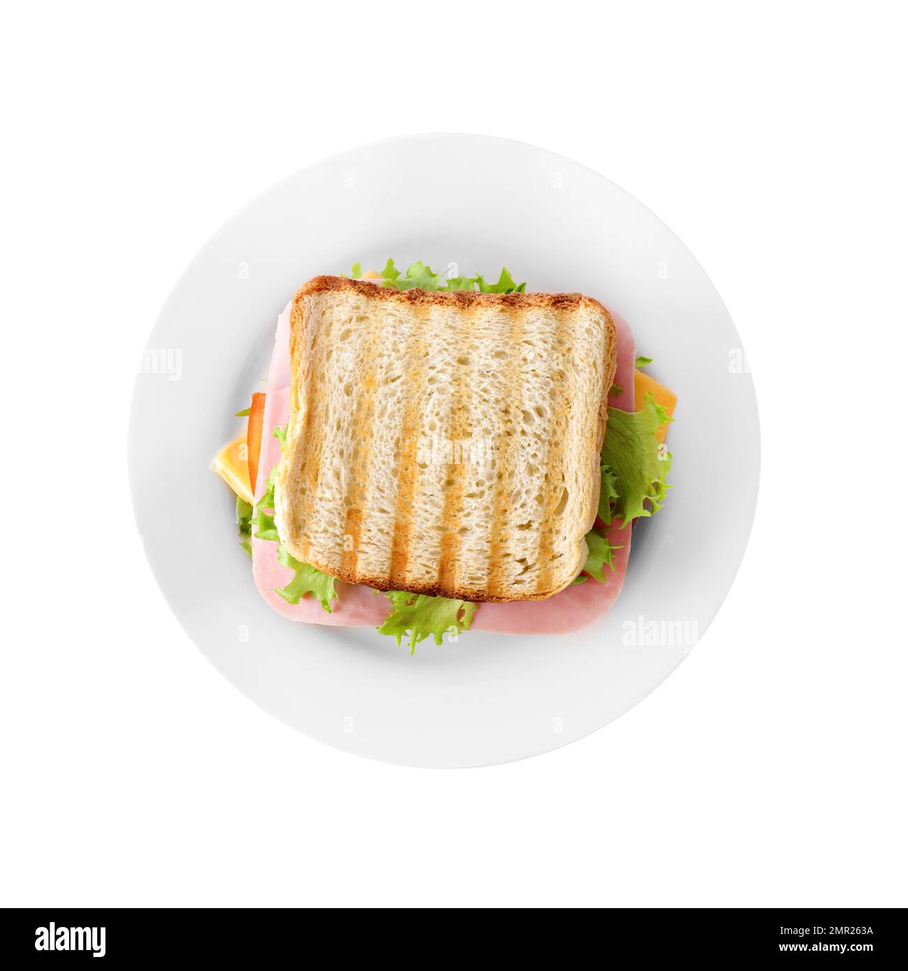Sandwich top view hi-res stock photography and images - Alamy