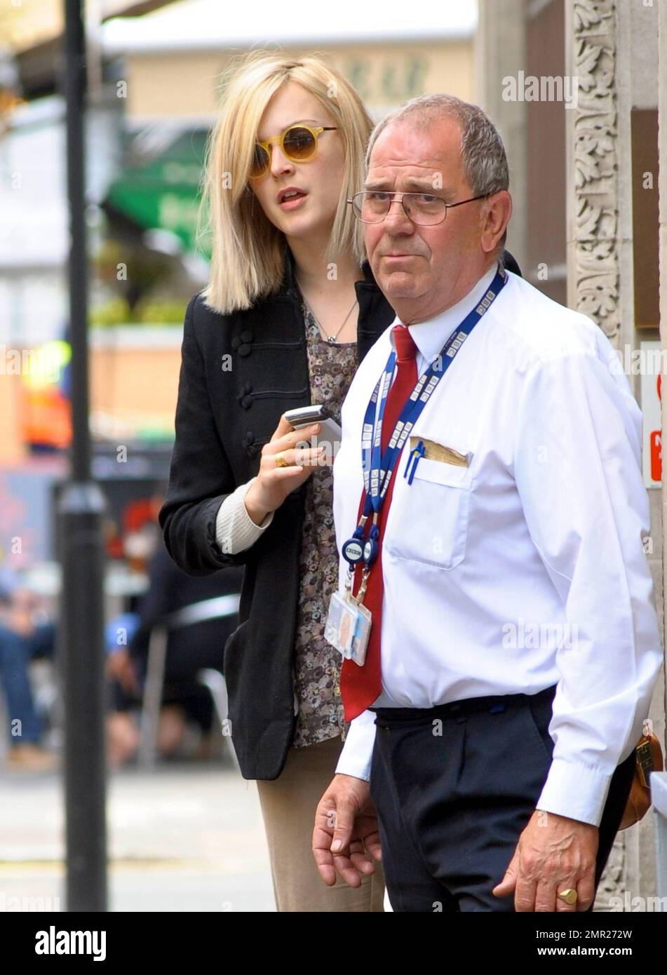 Fearne Cotton leaves BBC Radio 1, shyly peaking around the corner ...